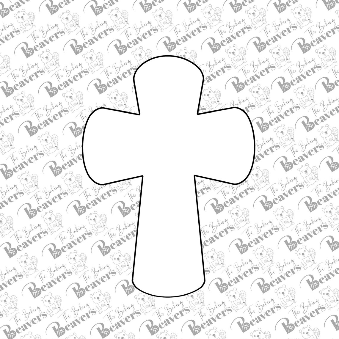 Cross With Rounded Edges Cookie Cutter - Etsy