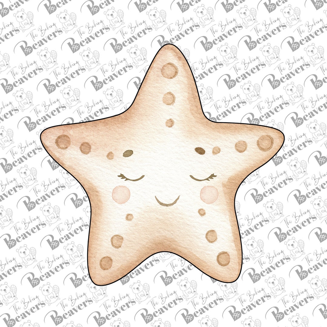 Starfish (wide Version) Cookie Cutter - Etsy