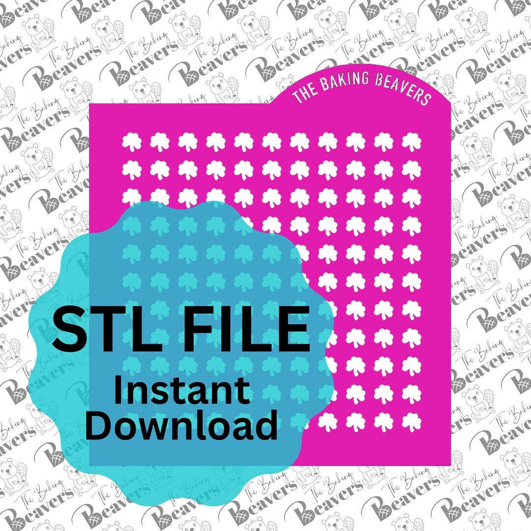 STL - Shamrock Sprinkle Stencil (digital Download) - Etsy