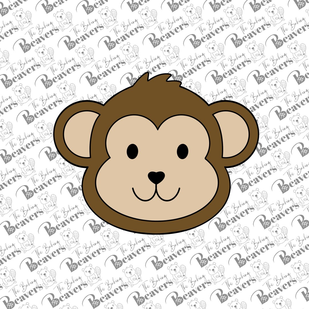 Monkey Face Cookie Cutter (recommend Sizing Up) - Etsy