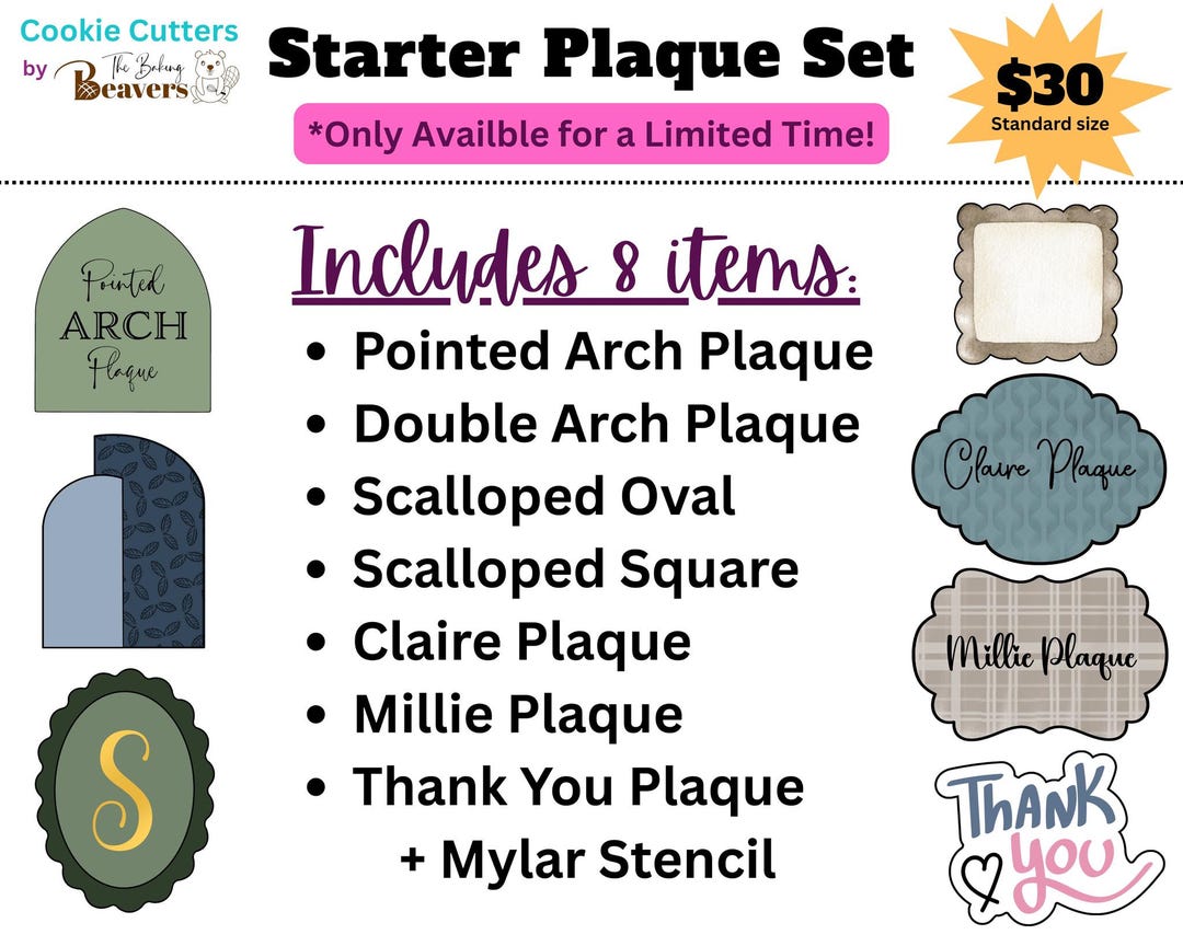 Popular Plaques Set - Etsy