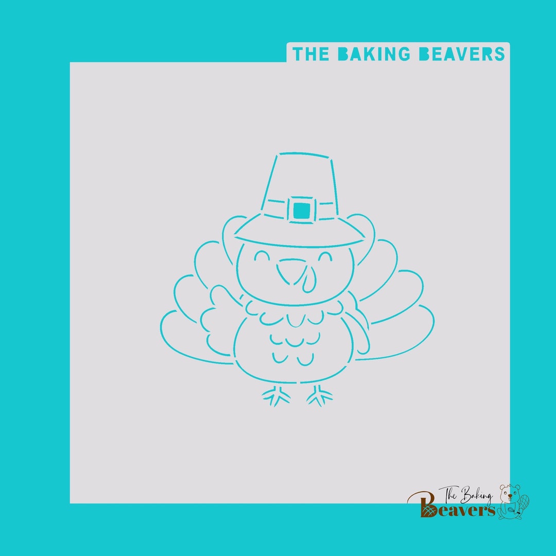 Thanksgiving Turkey PYO Stencil - Etsy