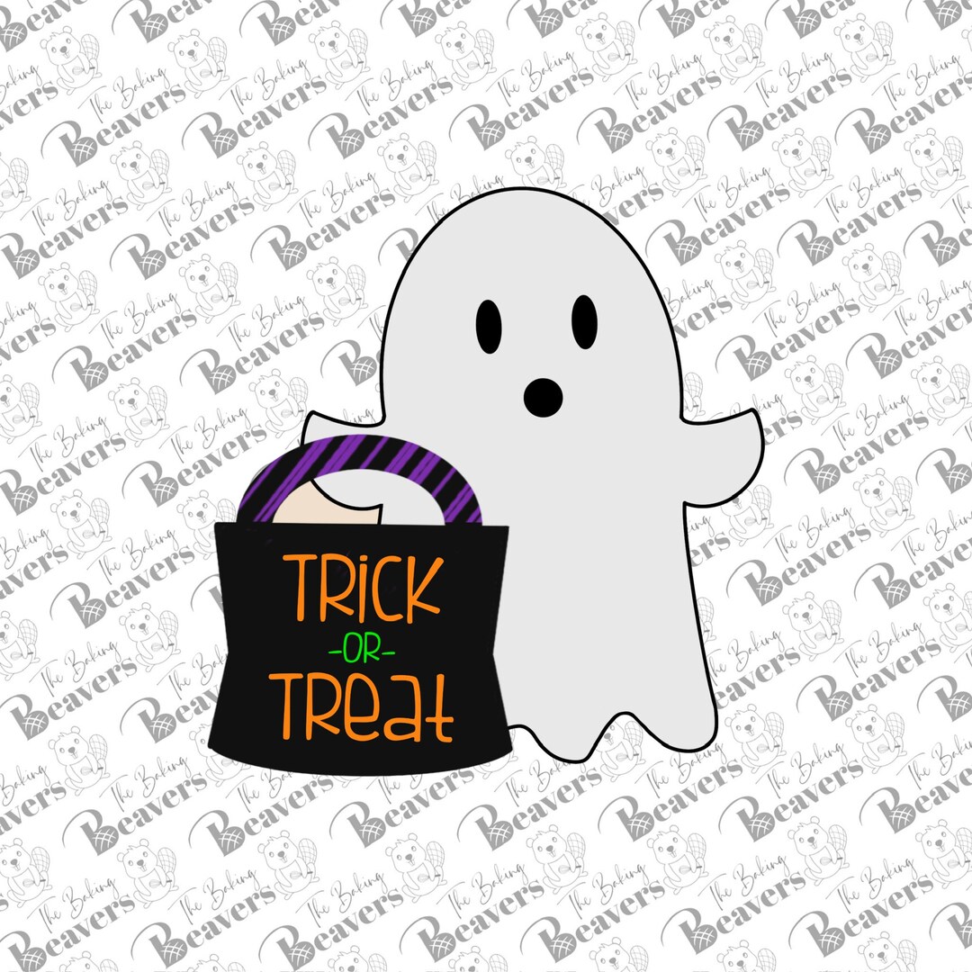 Trick or Treat Ghost Cookie Cutter - Etsy