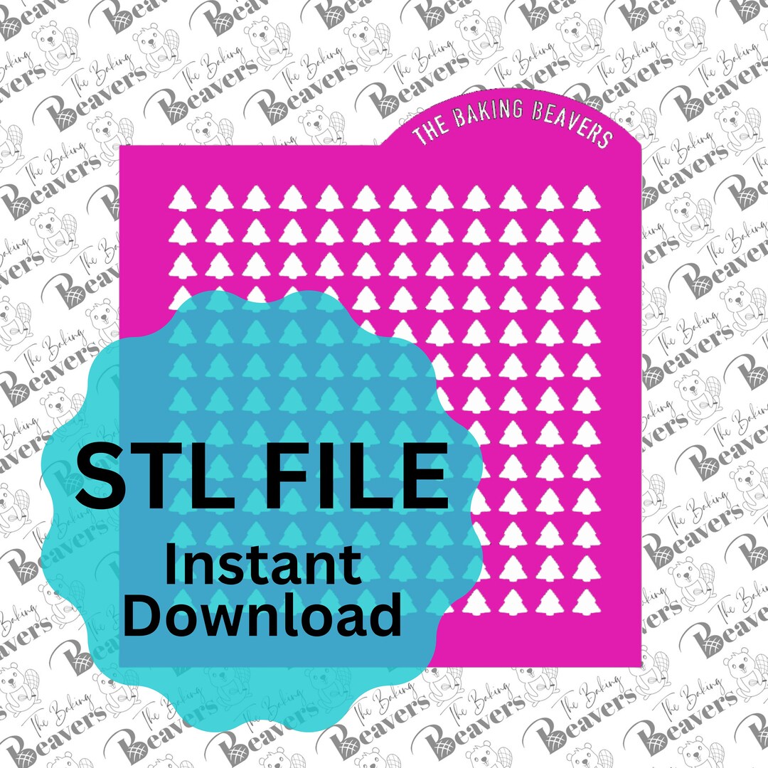 STL - Tree Sprinkle Stencil (digital Download) - Etsy