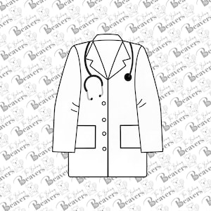 Doctor's/lab Coat Cookie Cutter - Etsy