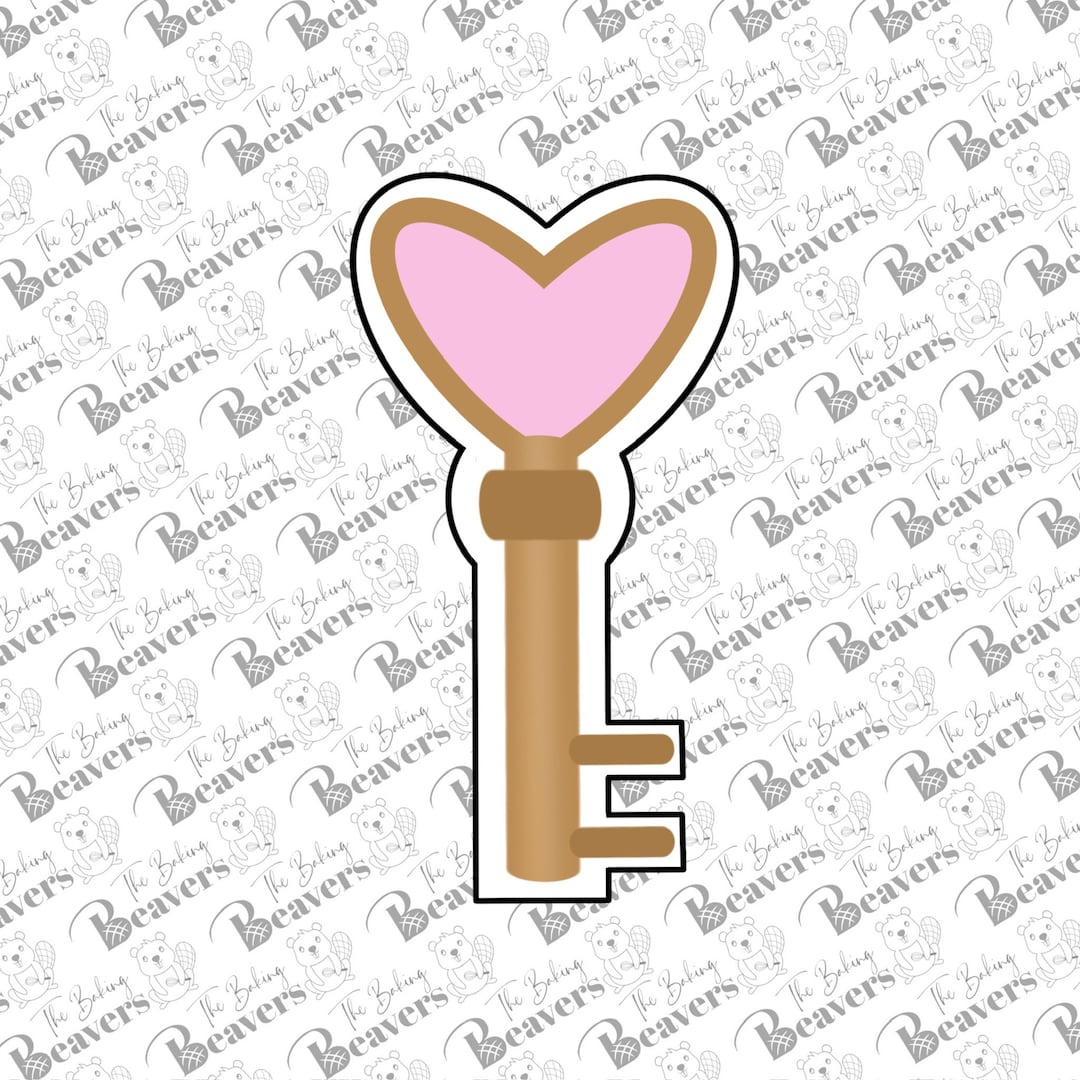 Heart Key Cookie Cutter - Etsy