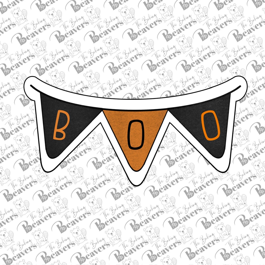 Boo Banner Cookie Cutter - Etsy