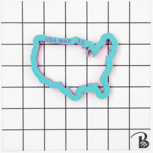 United States Map Cookie Cutter (recommend Sizing Up) - Etsy