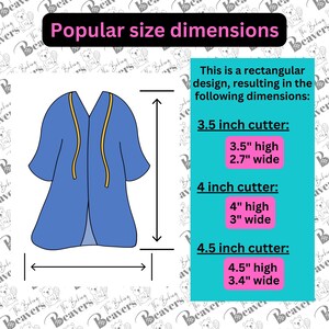 Graduation Cap & Gown Cookie Cutter Set #2 (arms Connected) - Etsy