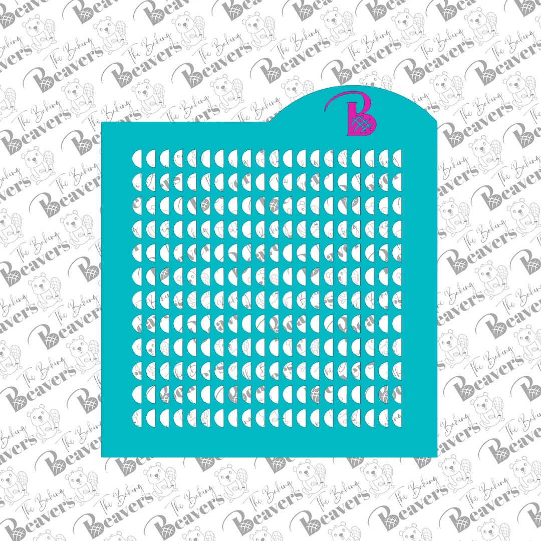 Semi-circle Sprinkle Stencils - Etsy