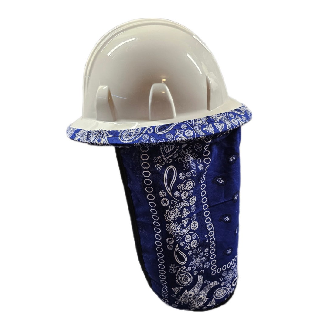Royal Blue Neck Shade for Full Brim Hardhats - Etsy