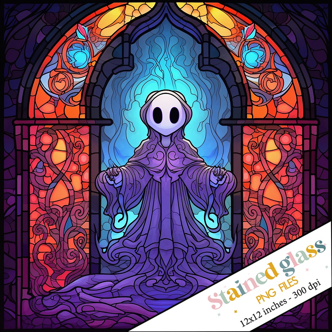 Scary Stained Glass Digital Design Stained Glass Free Bundle - Etsy