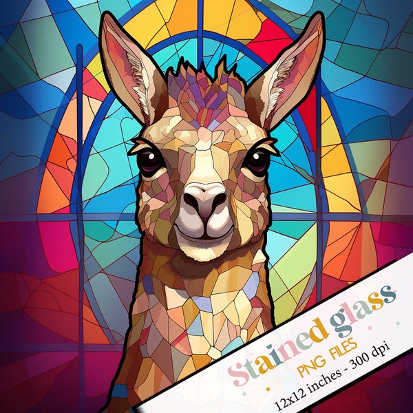 Alpaca Stained Glass - Etsy