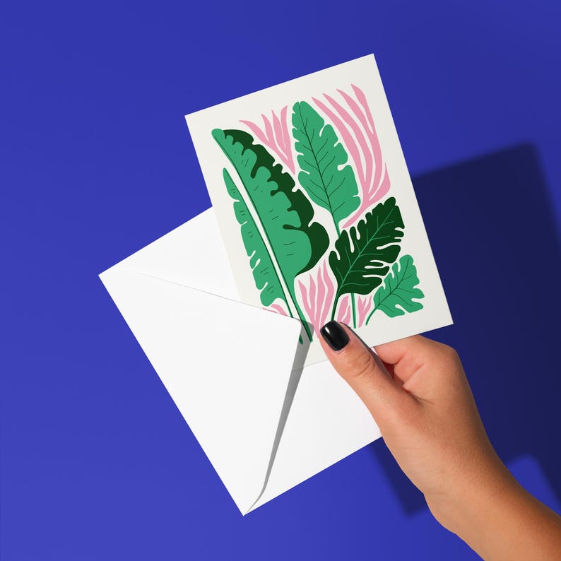 Printable Summer Cards Bundle: Modern Art Greeting Cards (PDF Download ...