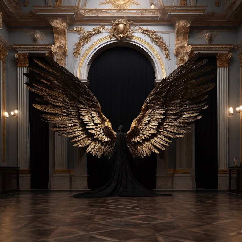 Digital Angel Wing Background Pack - Etsy