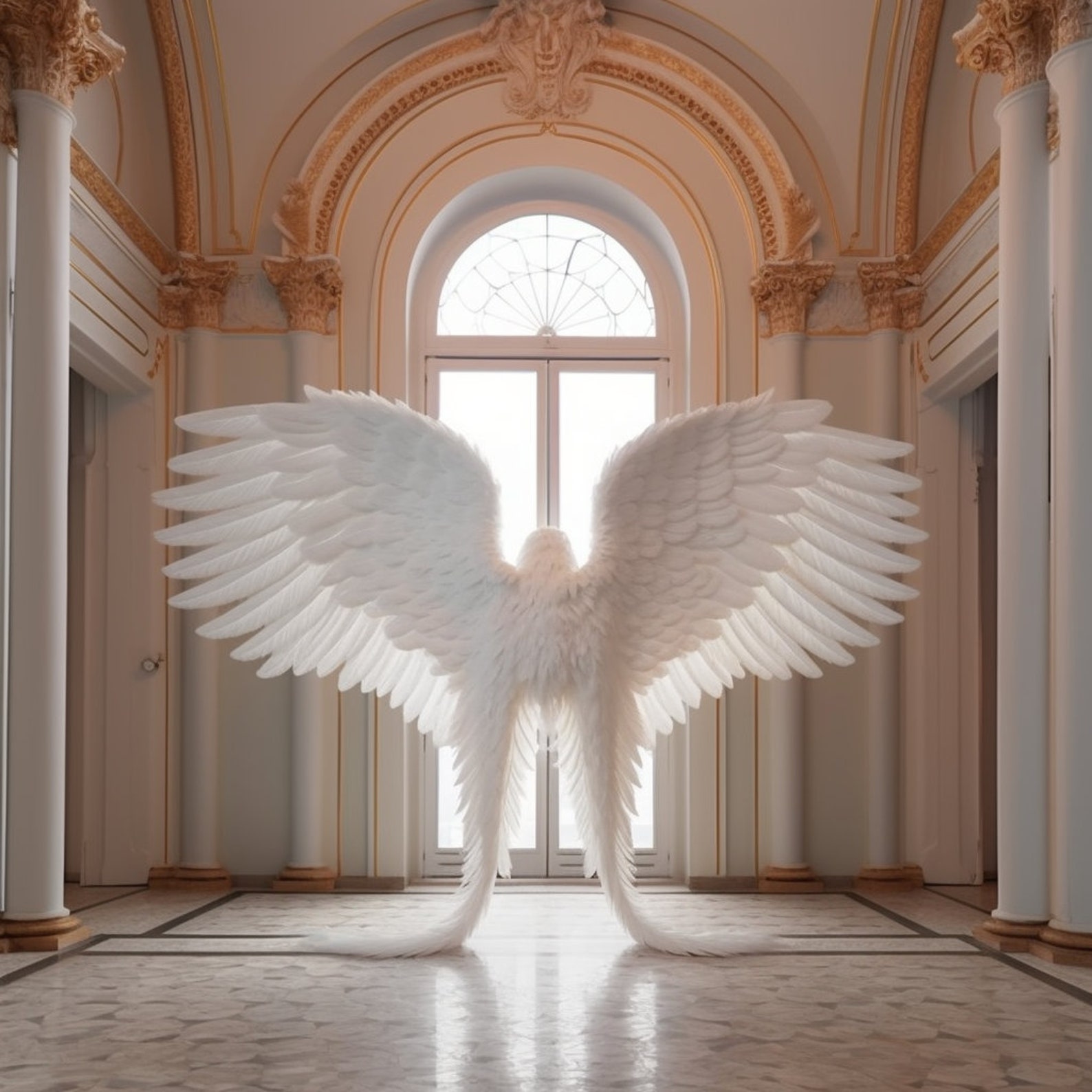 Digital Angel Wing Background Pack - Etsy