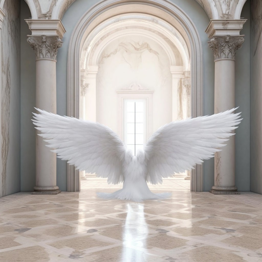Digital Angel Wing Background Pack - Etsy