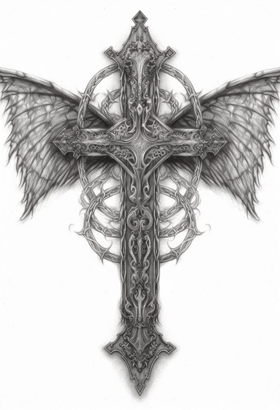 Digital Images of Celtic Cross With Dragons - Etsy