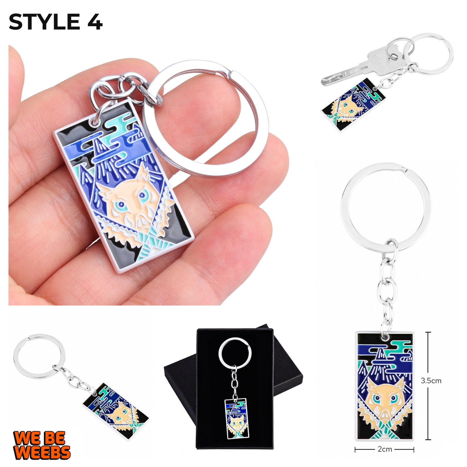 Demon Slayer Keychain Get Your Favorite Anime Characters - Etsy UK
