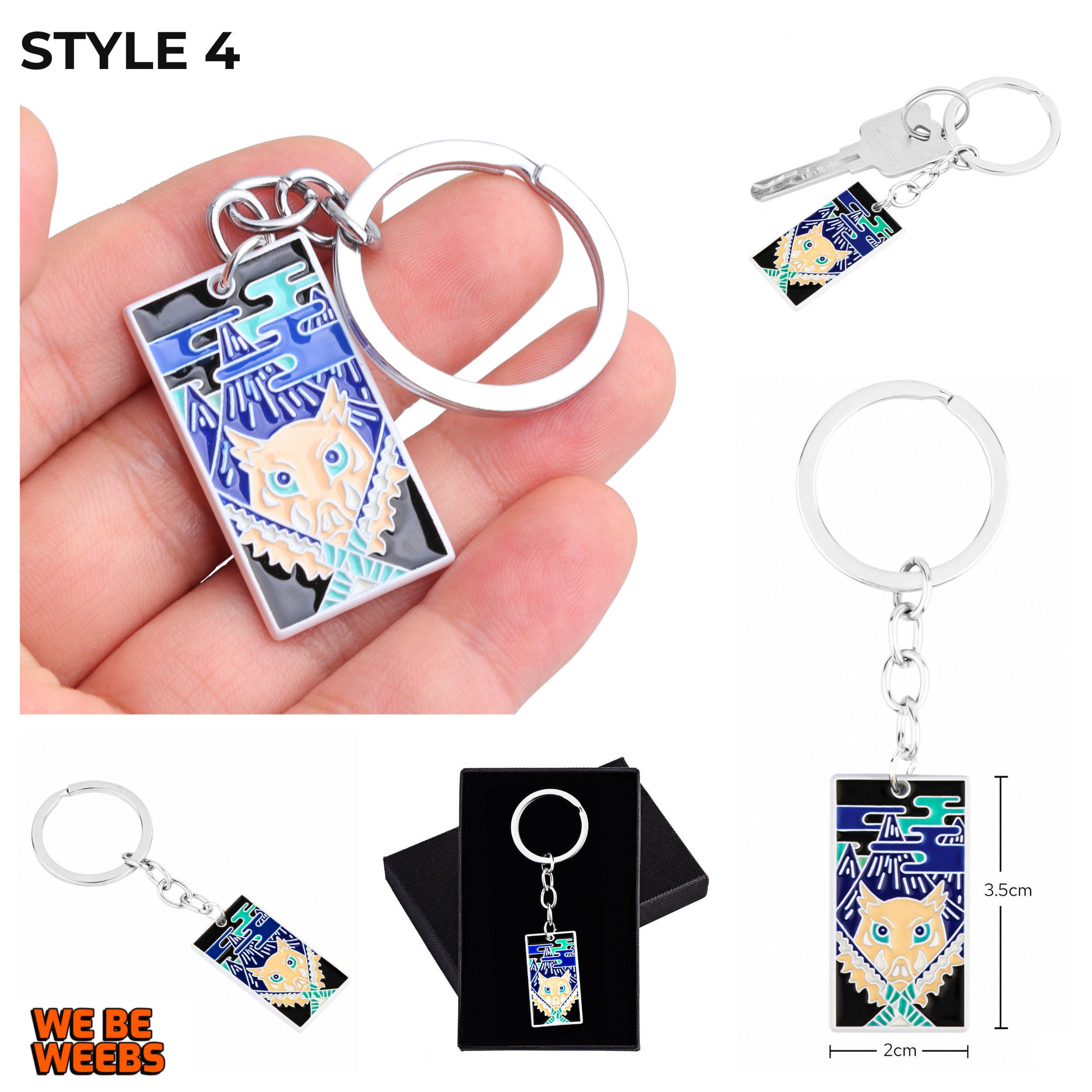 Demon Slayer Keychain Get Your Favorite Anime Characters - Etsy UK