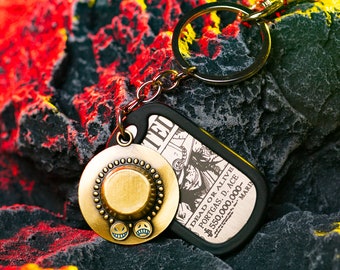 One Piece Portgas D. Ace Keychain - Etsy