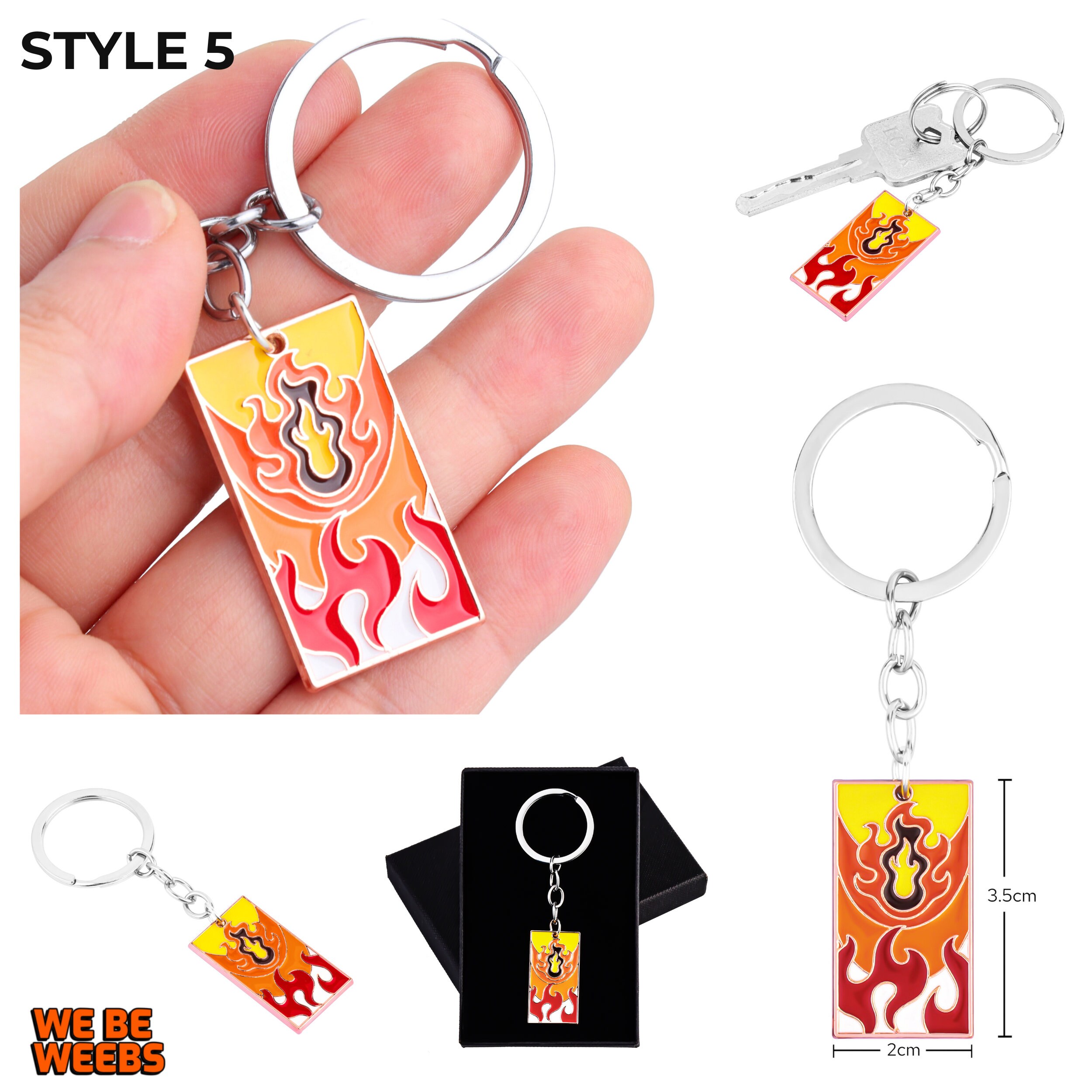 Demon Slayer Keychain Get Your Favorite Anime Characters - Etsy UK