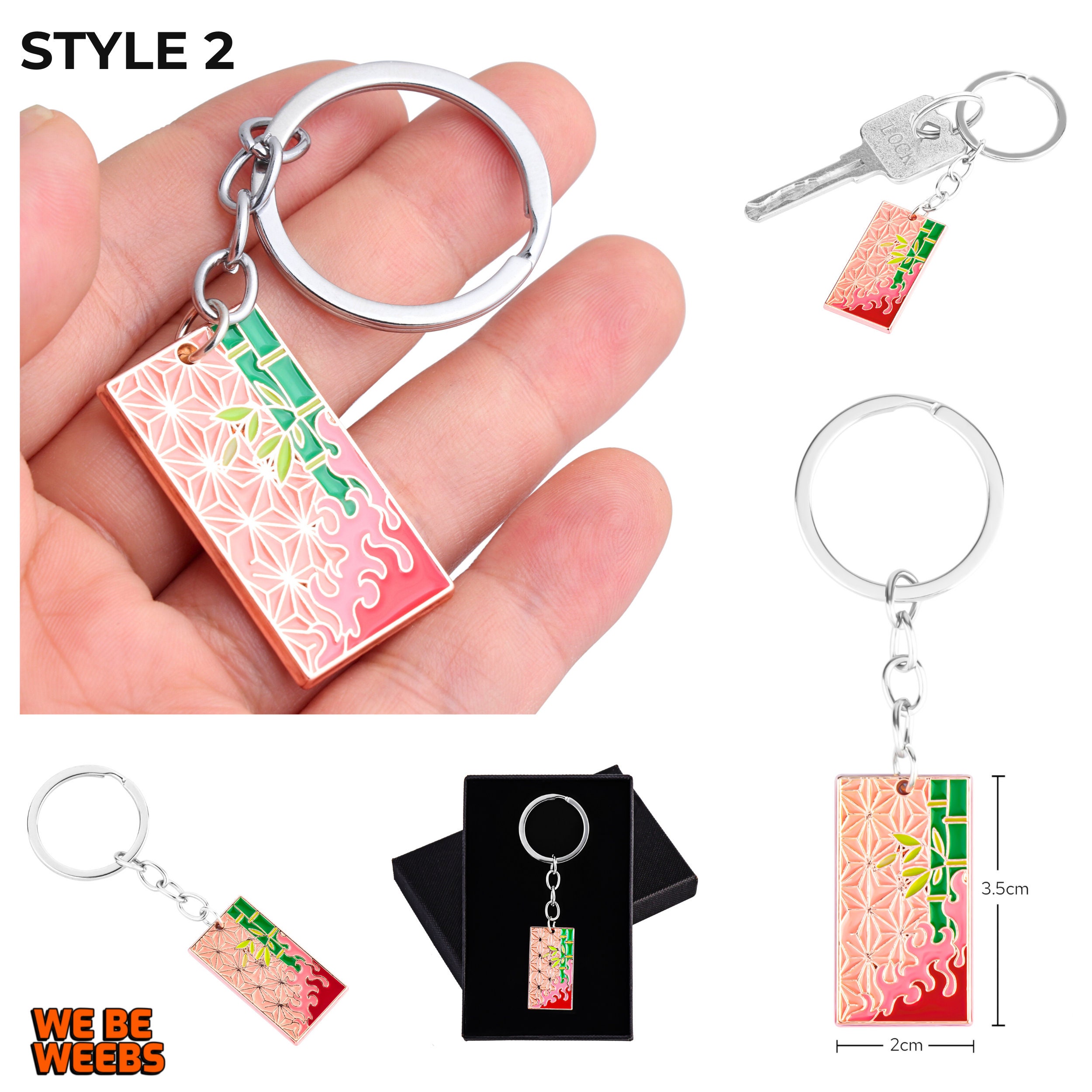 Demon Slayer Keychain Get Your Favorite Anime Characters - Etsy UK