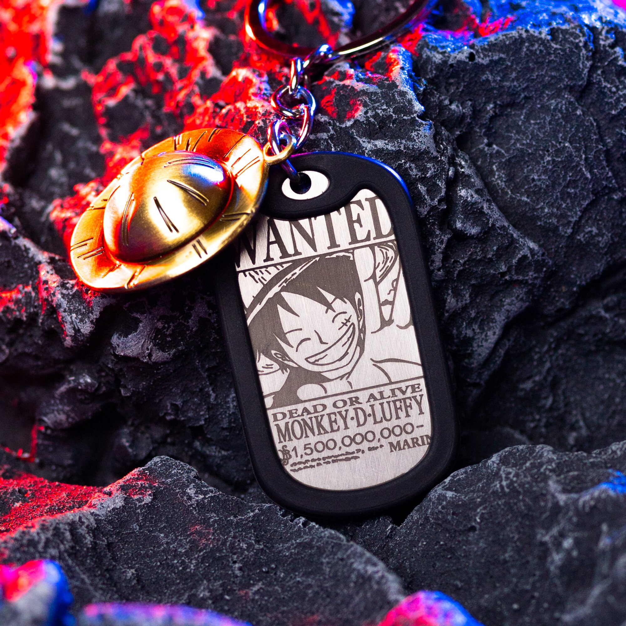 One Piece Luffy Keychain Monkey D Luffy Keychain Anime Gifts 1.5 ...