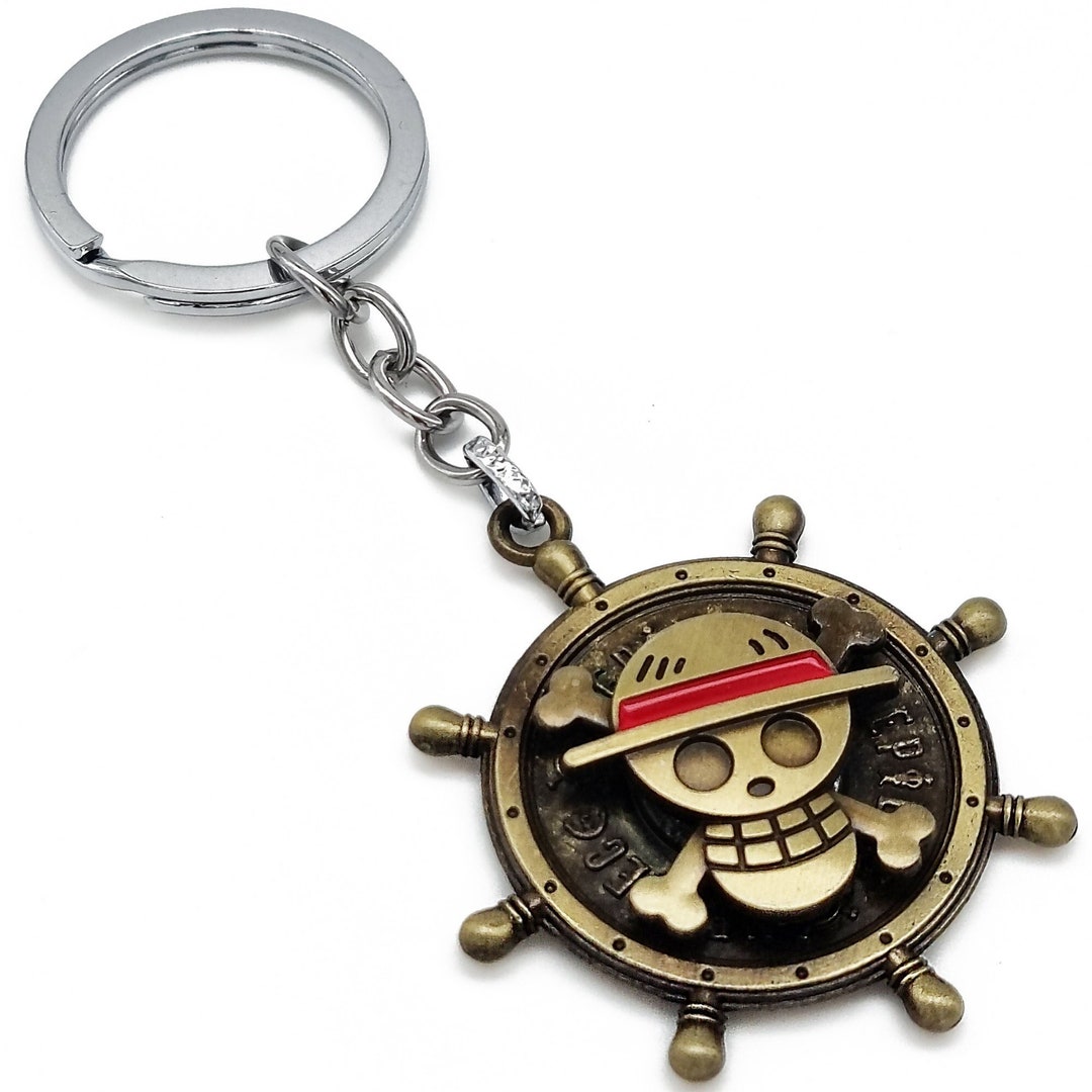 Gift Boxed One Piece Anime Keychain Spinning One Piece - Etsy