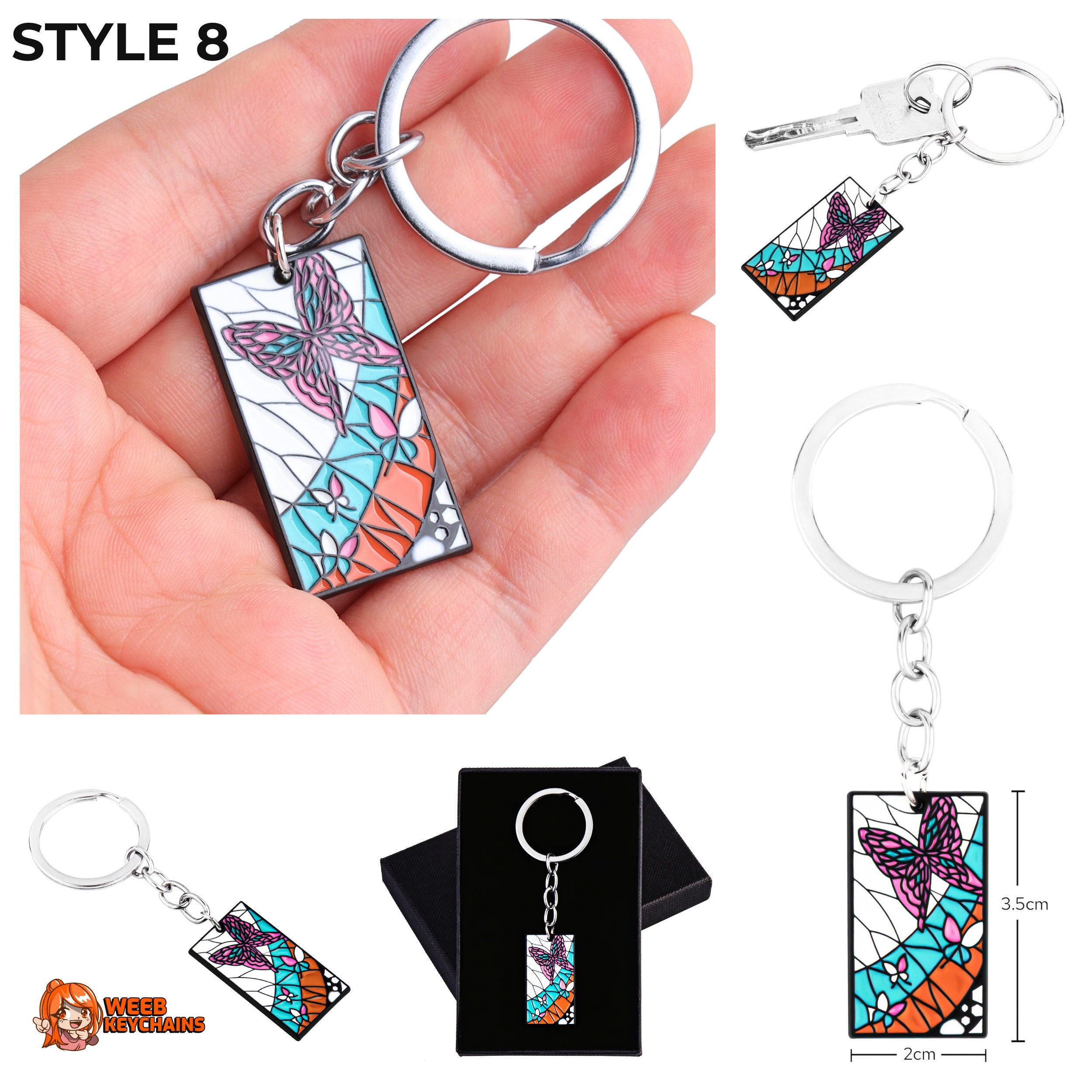 Demon Slayer Keychain Get Your Favorite Anime Characters - Etsy UK
