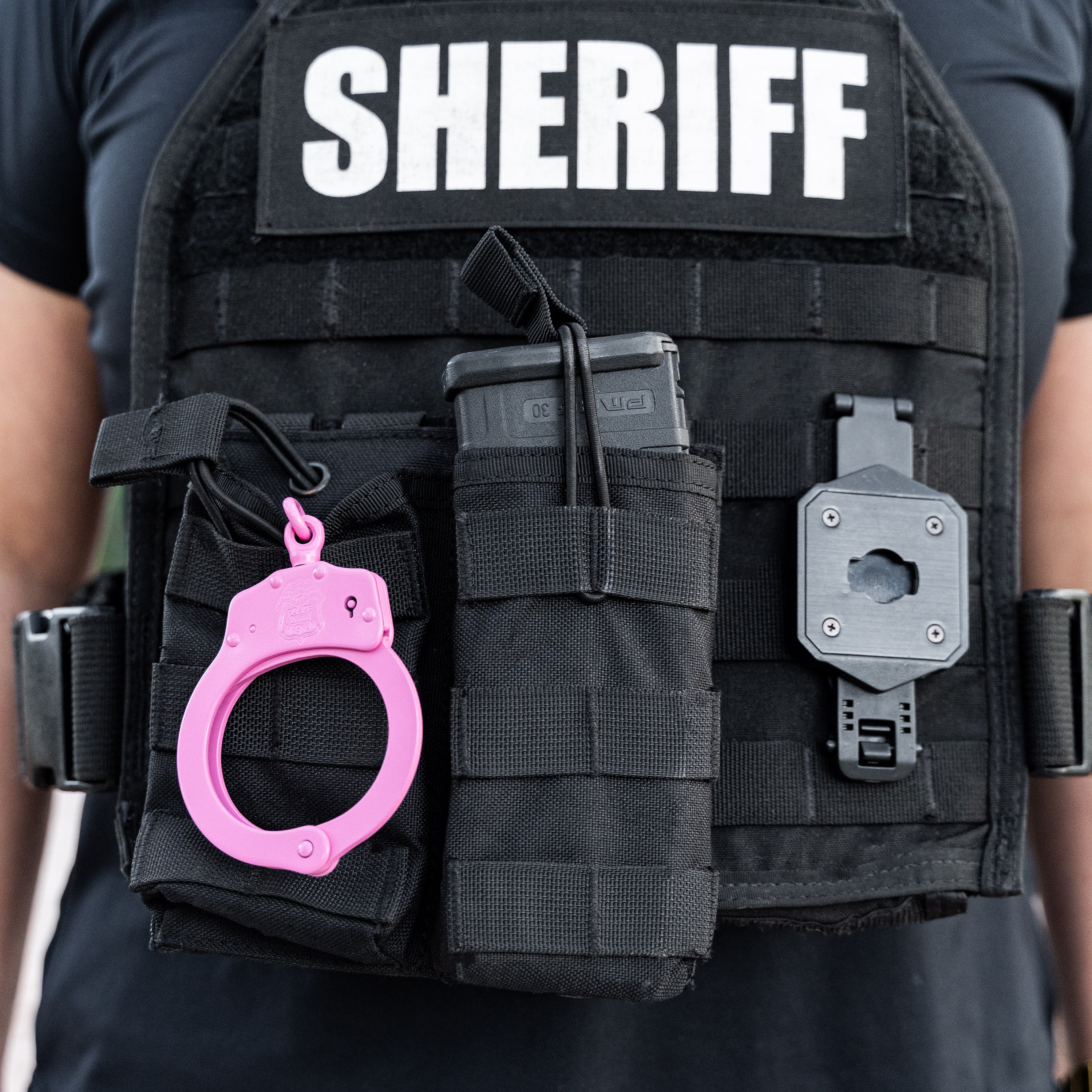 Police Magnum Heavy Duty Steel Handcuffs-double Safety Lock Restraints ...