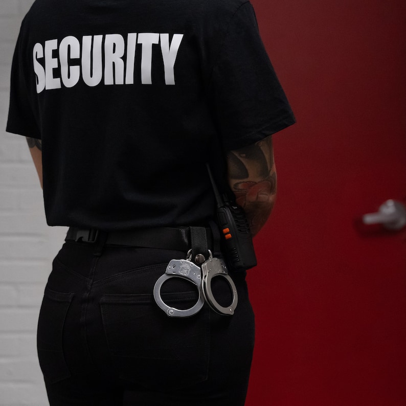 Police Magnum Heavy Duty Steel Handcuffs-double Safety Lock Restraints ...