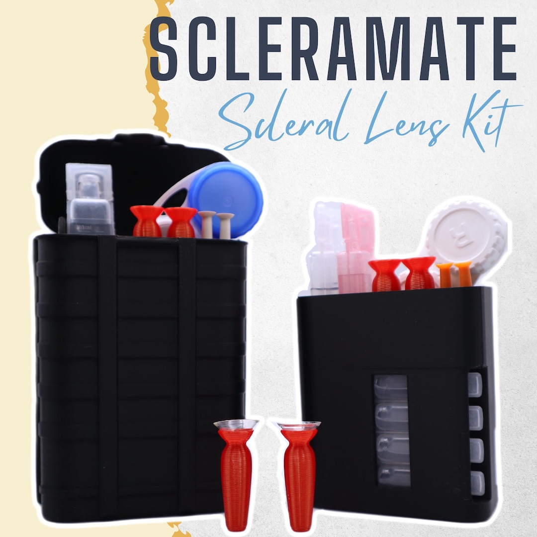 Scleramate EDC Scleral Lens Carry Kit. Scleral Lens Travel Kit for ...