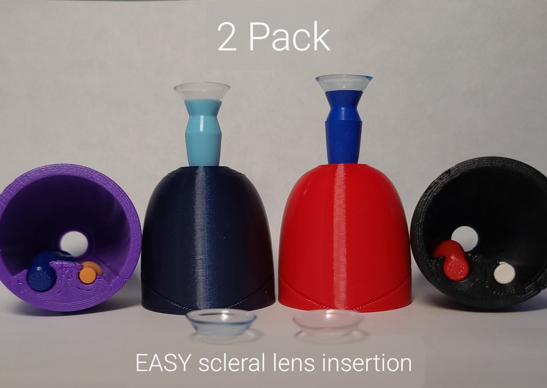 Scleral Lens Dome Dock Mini 2 Pack Scleral Lens Insertion Tool Custom ...