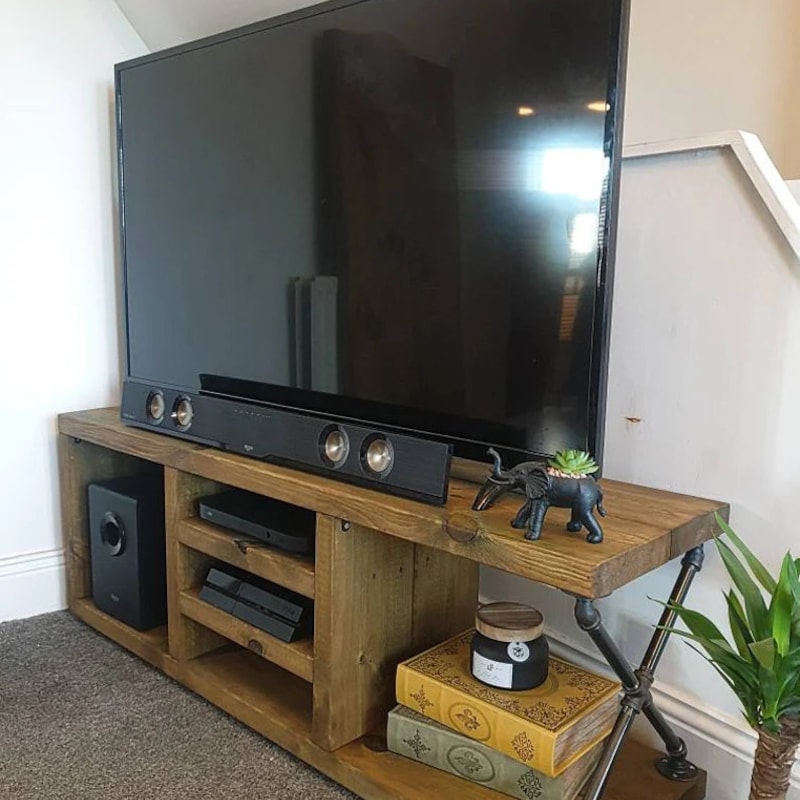 Rustic Tv Stand - Etsy UK