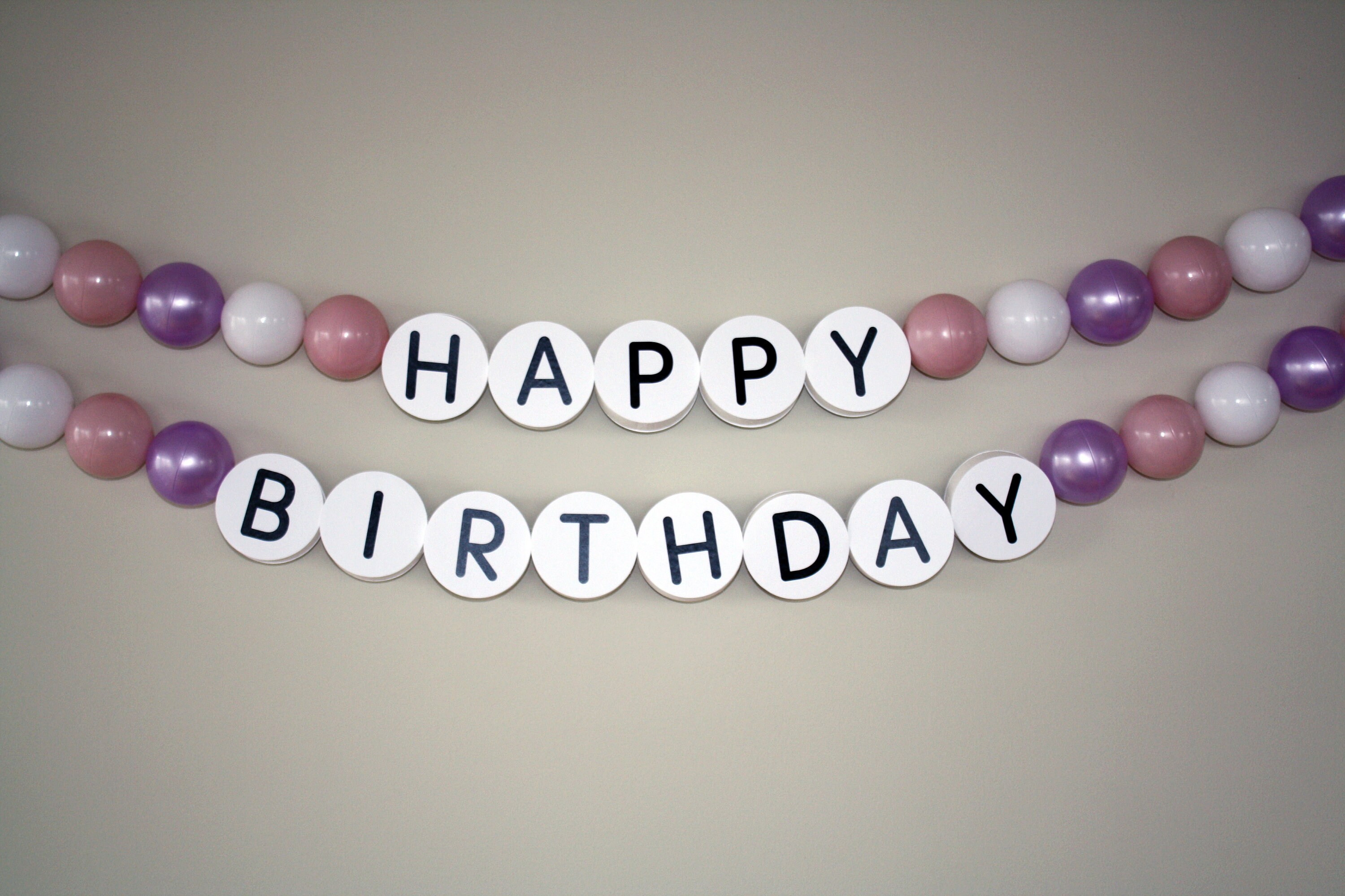 Custom Giant Friendship Bracelet Banner, Personalized Party Garland ...