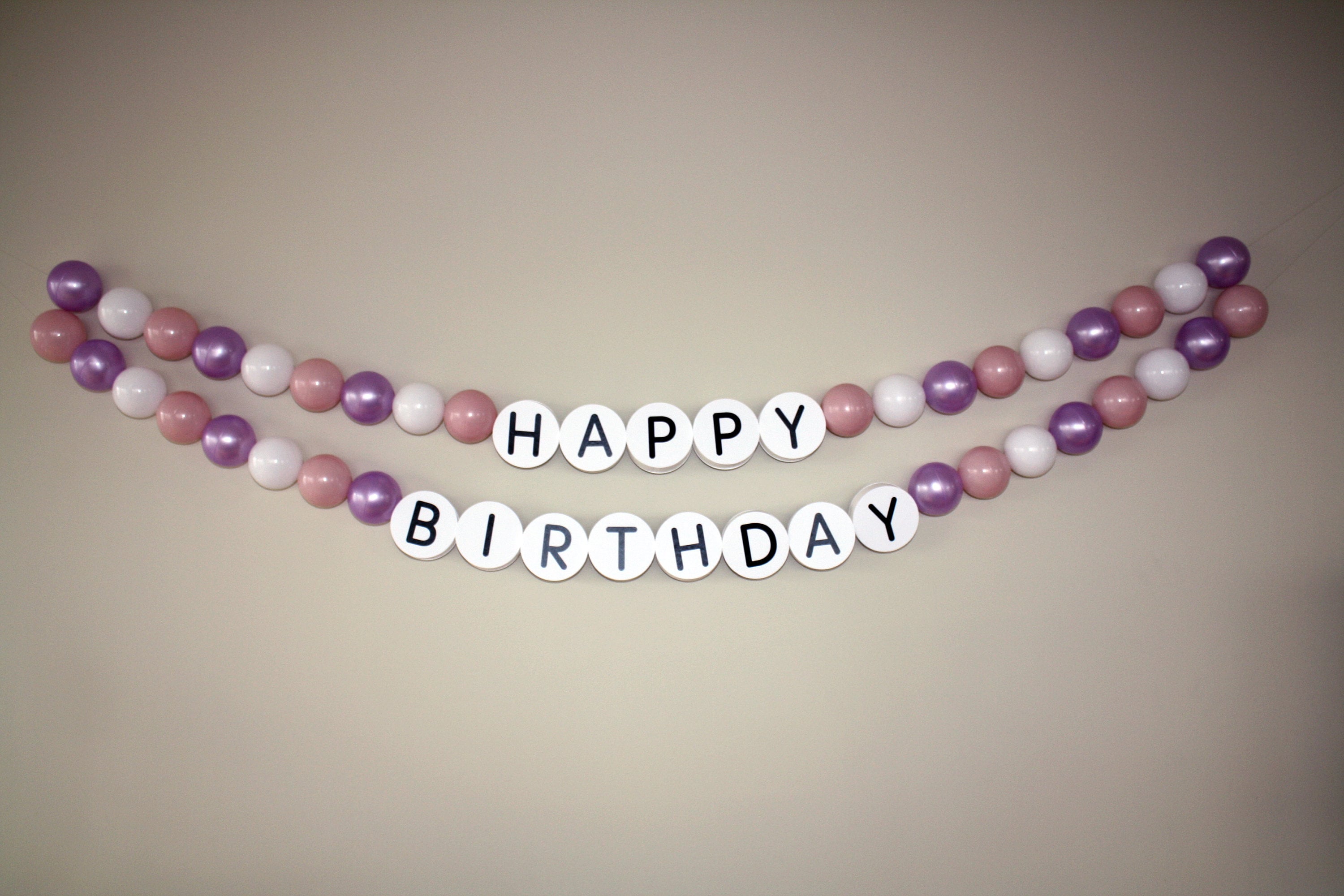 Custom Giant Friendship Bracelet Banner, Personalized Party Garland ...