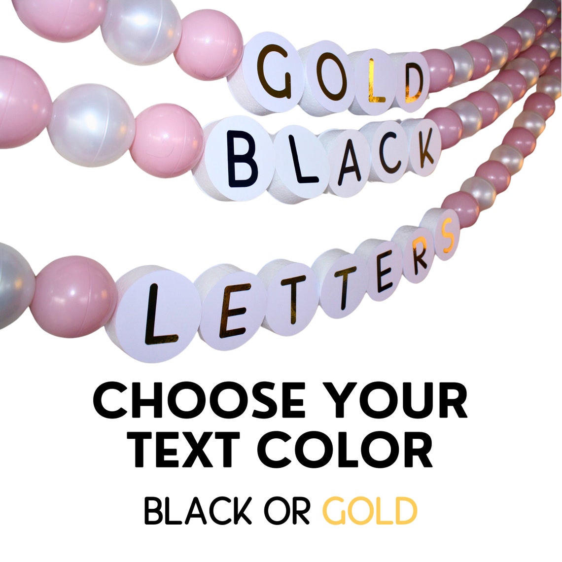 Custom Giant Friendship Bracelet Banner, Personalized Party Garland ...
