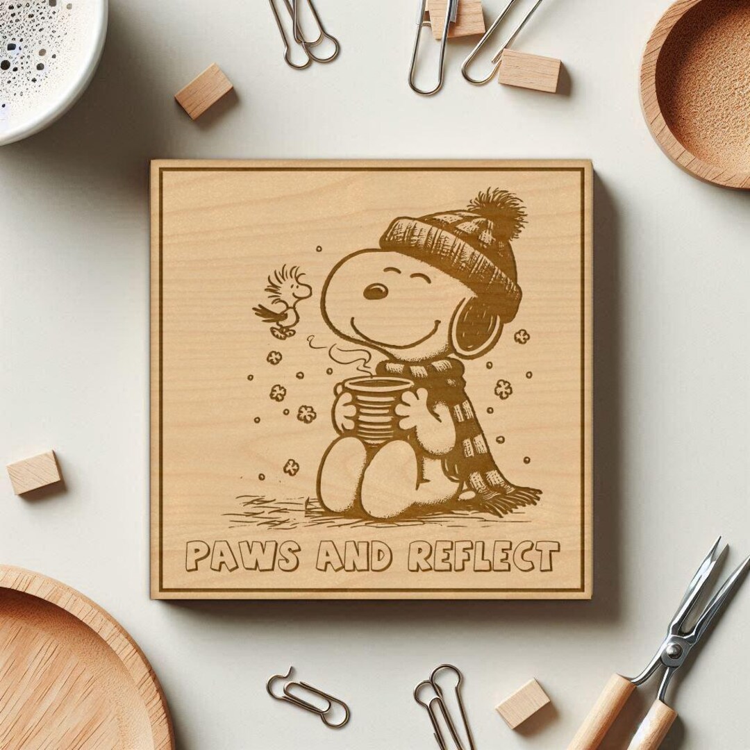 Snoopy With Friends Coasters Set of 4 - Etsy