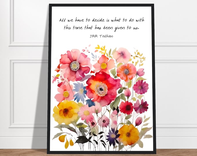 Jrr Tolkien, Jrr Tolkien Print, Jrr Tolkien Quote, Lord of the Rings ...