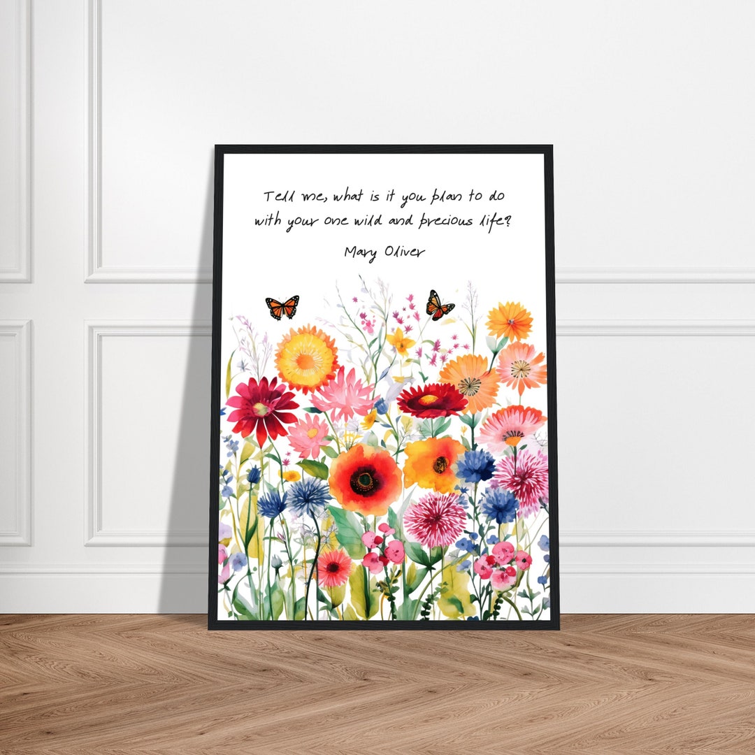 The Summer Day by Mary Oliver, Wild and Precious Life, Mary Oliver Poem ...