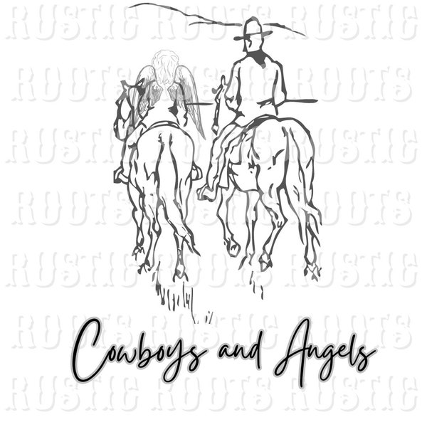 Cowboys and Angels - Etsy