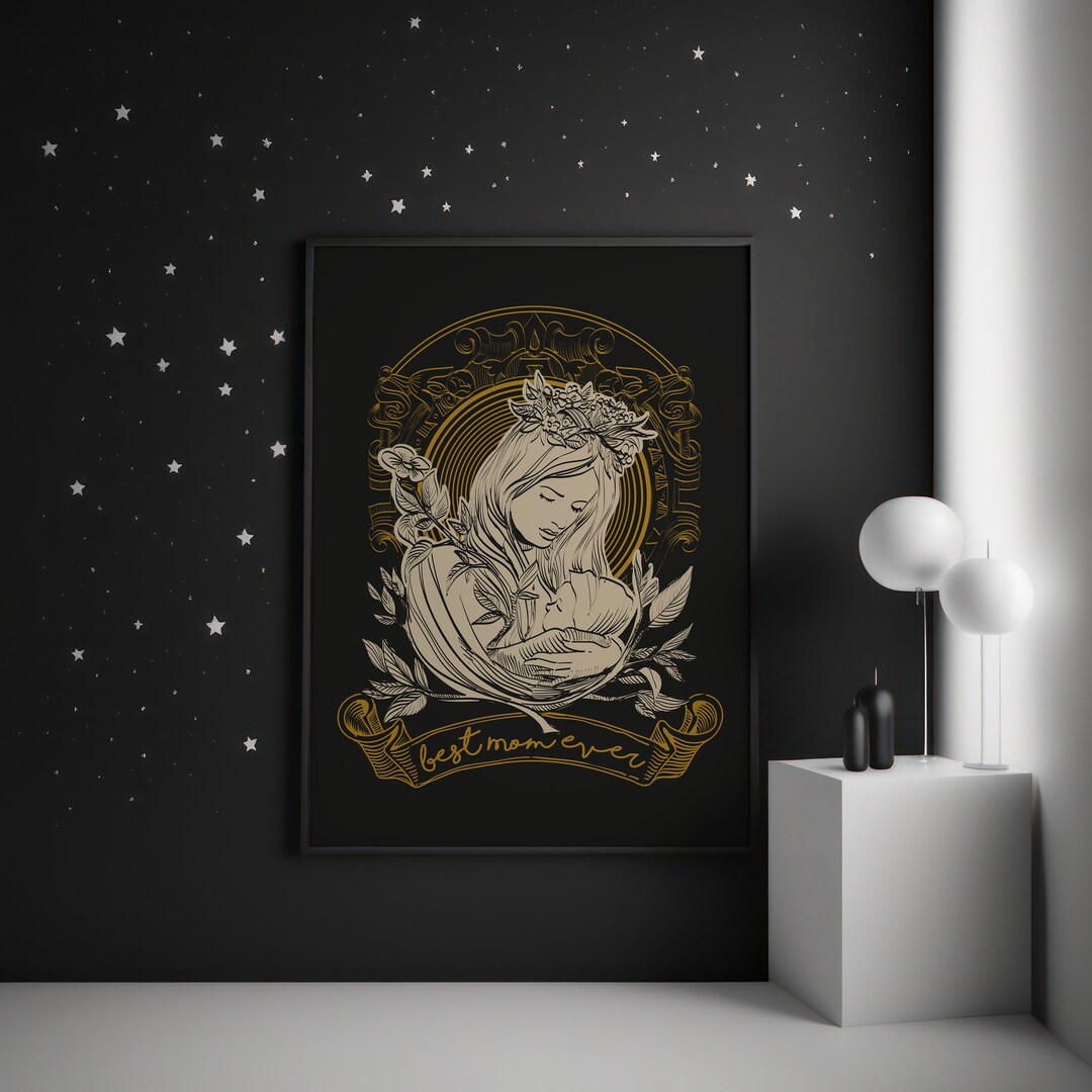 Best Mom Ever, PRINTABLE Art, Mother's Day Gift, Digital DOWNLOAD Print ...