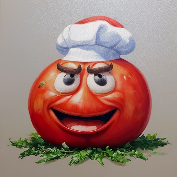 Tomato Print - Etsy