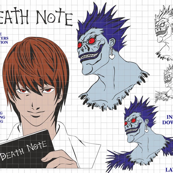 Death Note Svg - Etsy