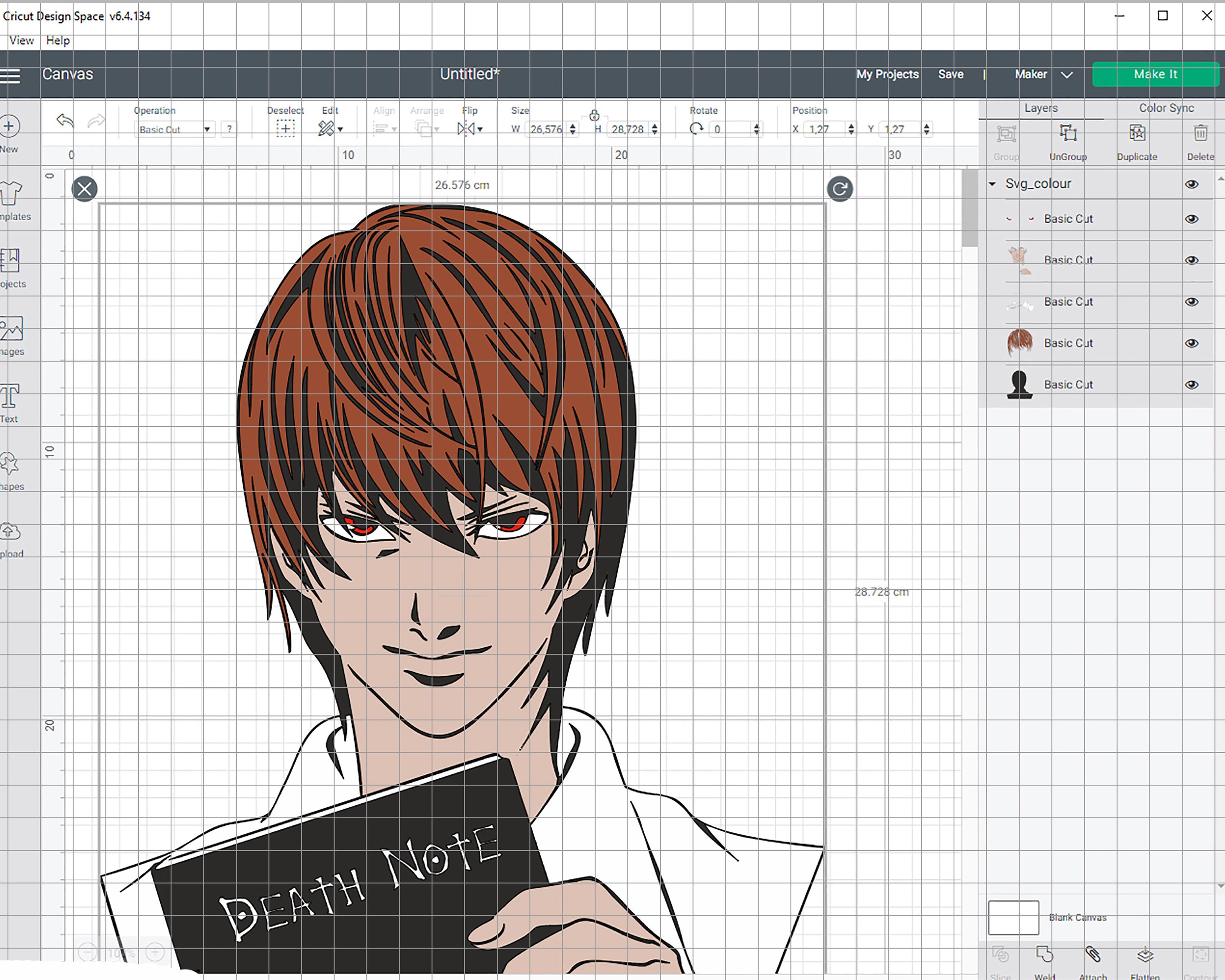 SVG PNG Cricut File Layered Cut Design for Printing, Engraving ...