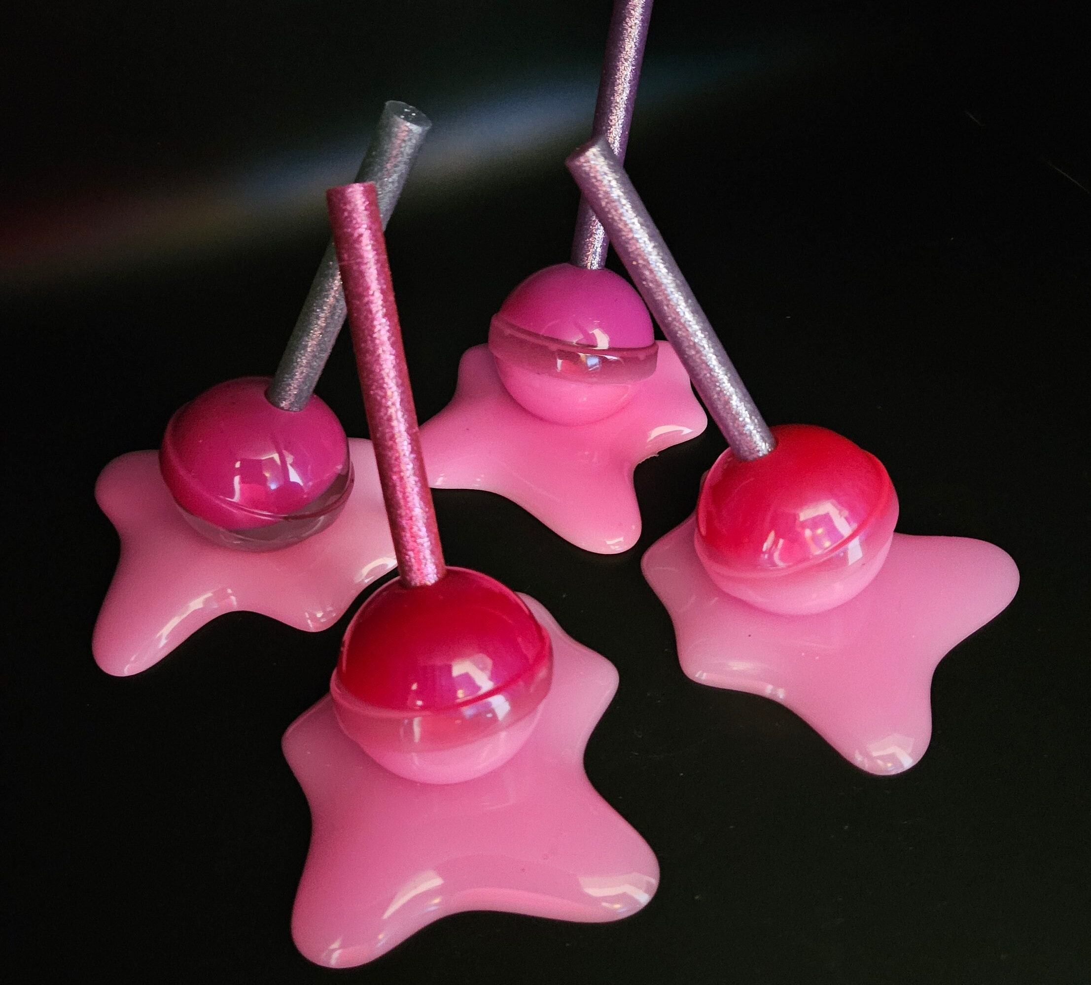 Pink Melting Lollipops | Resin Decor | PINK - Etsy