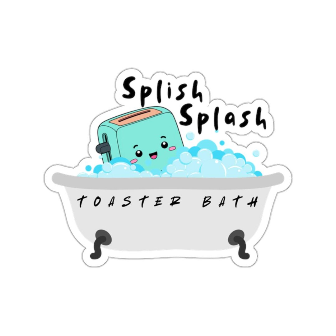 Quirky Toaster Bath Stickers | Laugh Daily With Splish Splash Design ...