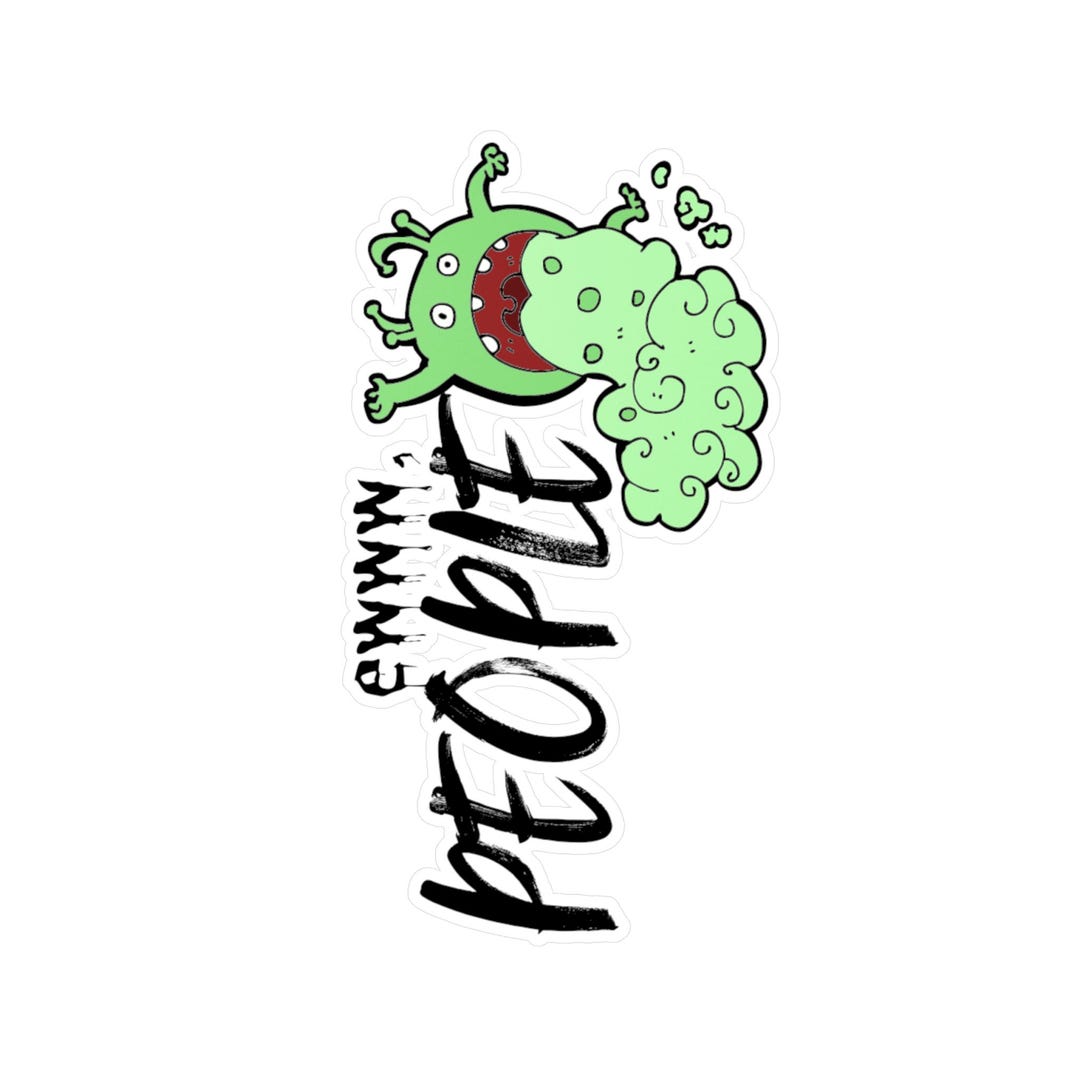 Funny People Kiss-cut Vinyl Decals - Quirky Home Decor, Gift for ...