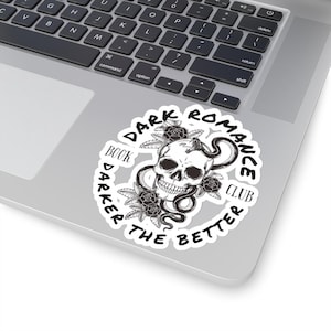 Dark Romance Book Club Stickers | Sweet Gothic Decor for Book Lovers ...